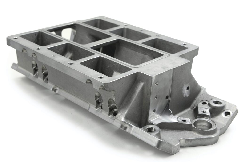 Competition SB Manifold Satin Large Port [#2536] - The Blower Shop™