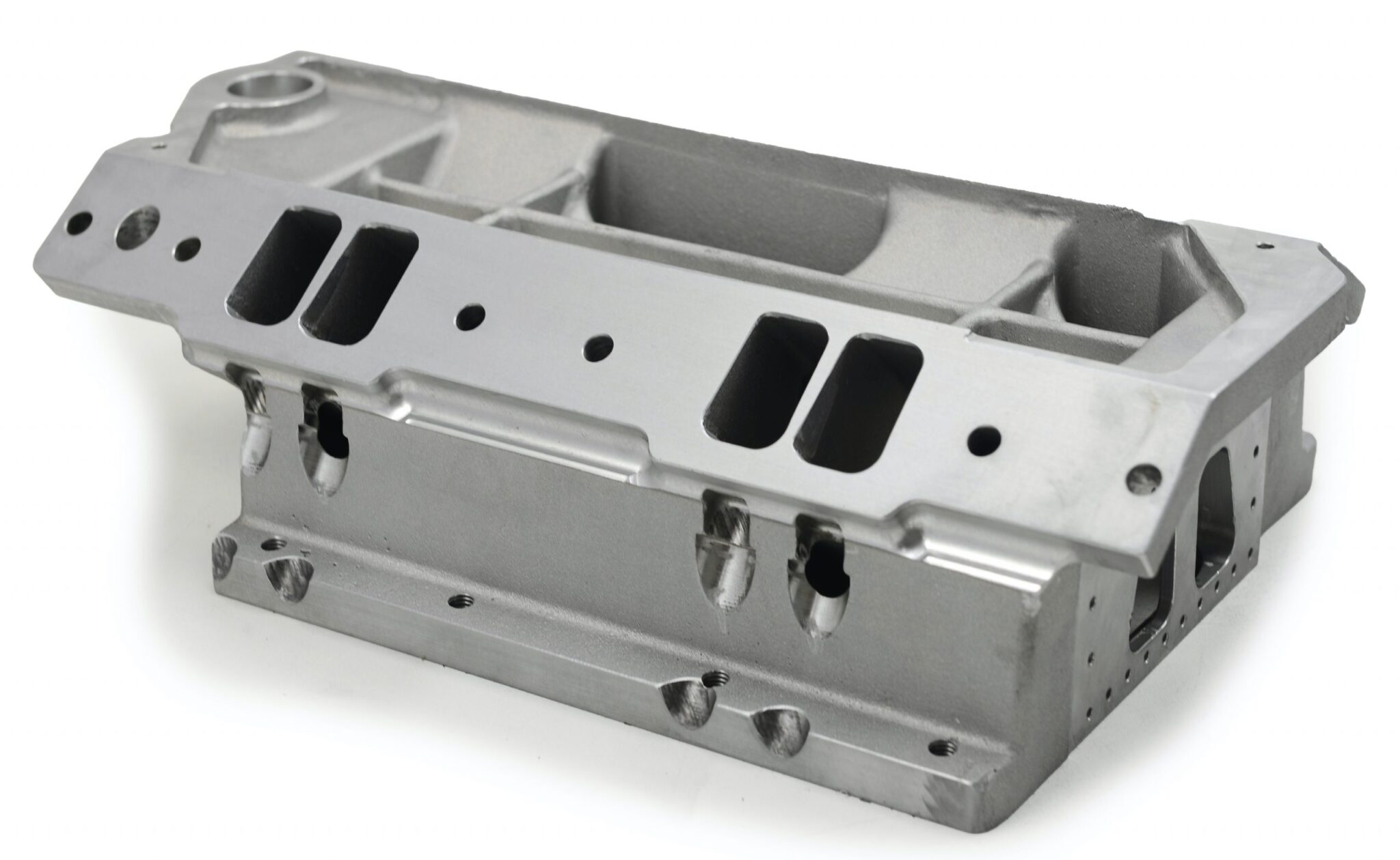 Competition SB Manifold Satin Large Port [#2536] - The Blower Shop™