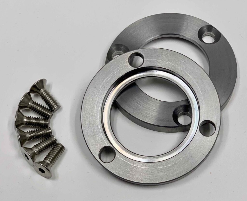 B&M 420 MEGABLOWER REPLACEMENT BILLET STEEL BEARING RETAINER PLATES ...