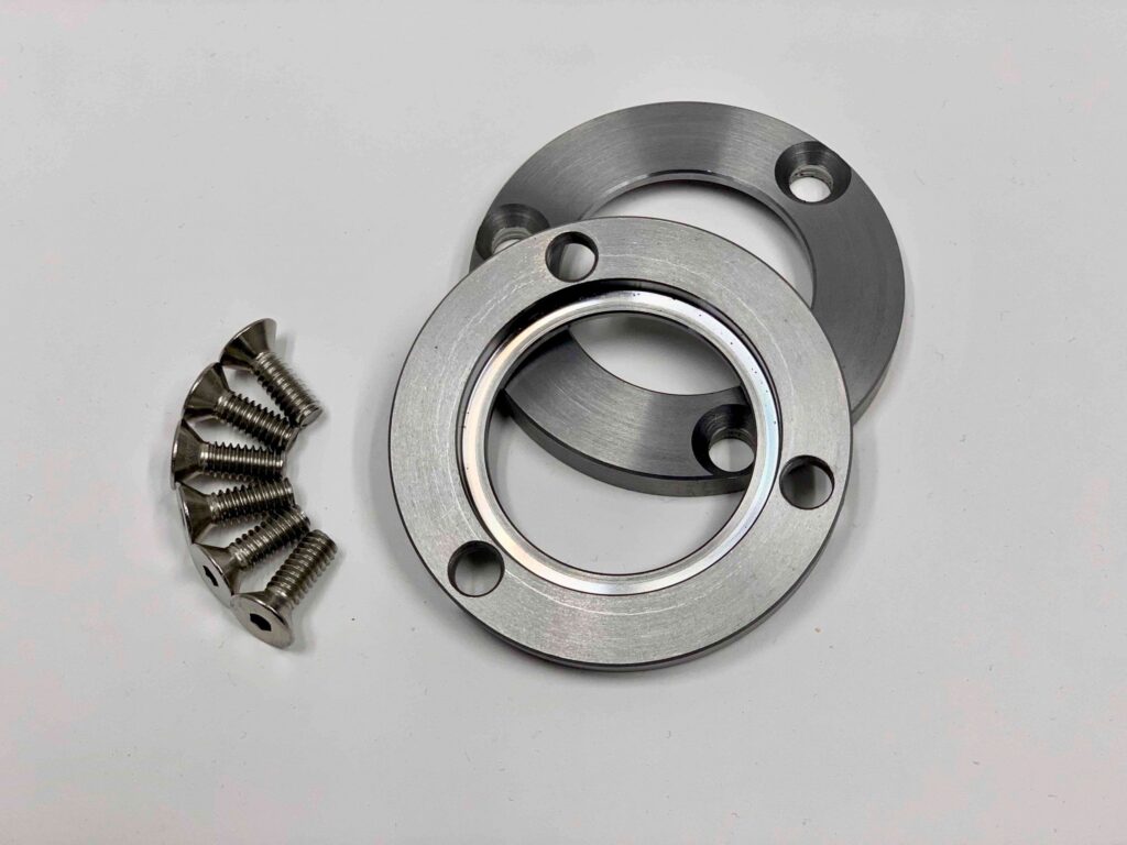 B&M 420 MEGABLOWER REPLACEMENT BILLET STEEL BEARING RETAINER PLATES ...