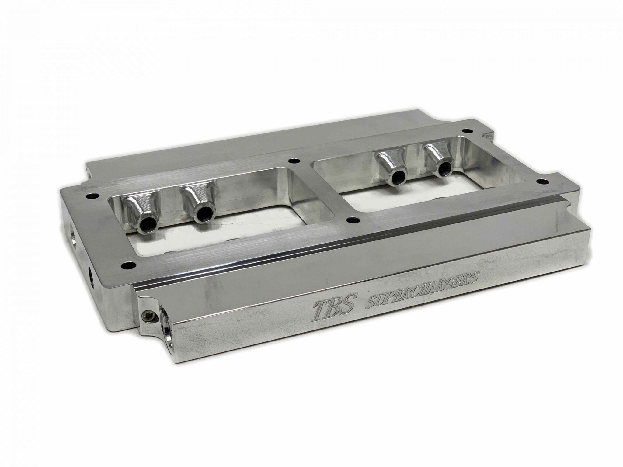 TBS EFI PLATE (FOR INJECTOR HAT) W/ FUEL RAILS [#4336] - The Blower Shop™